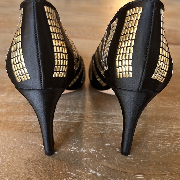 ANTONIO MELANI | Shoes | Antonio Melani Chet Satin Studded Heels | Poshmark